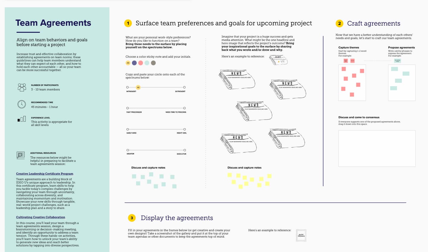 Team Agreement Template